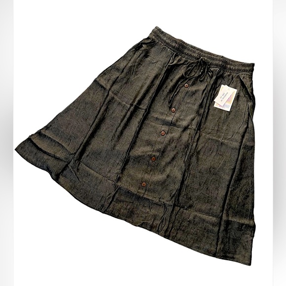 LuLaRoe | Skirts | Nwt Lularoe Marsha Chambray Midi Skirt | Poshmark